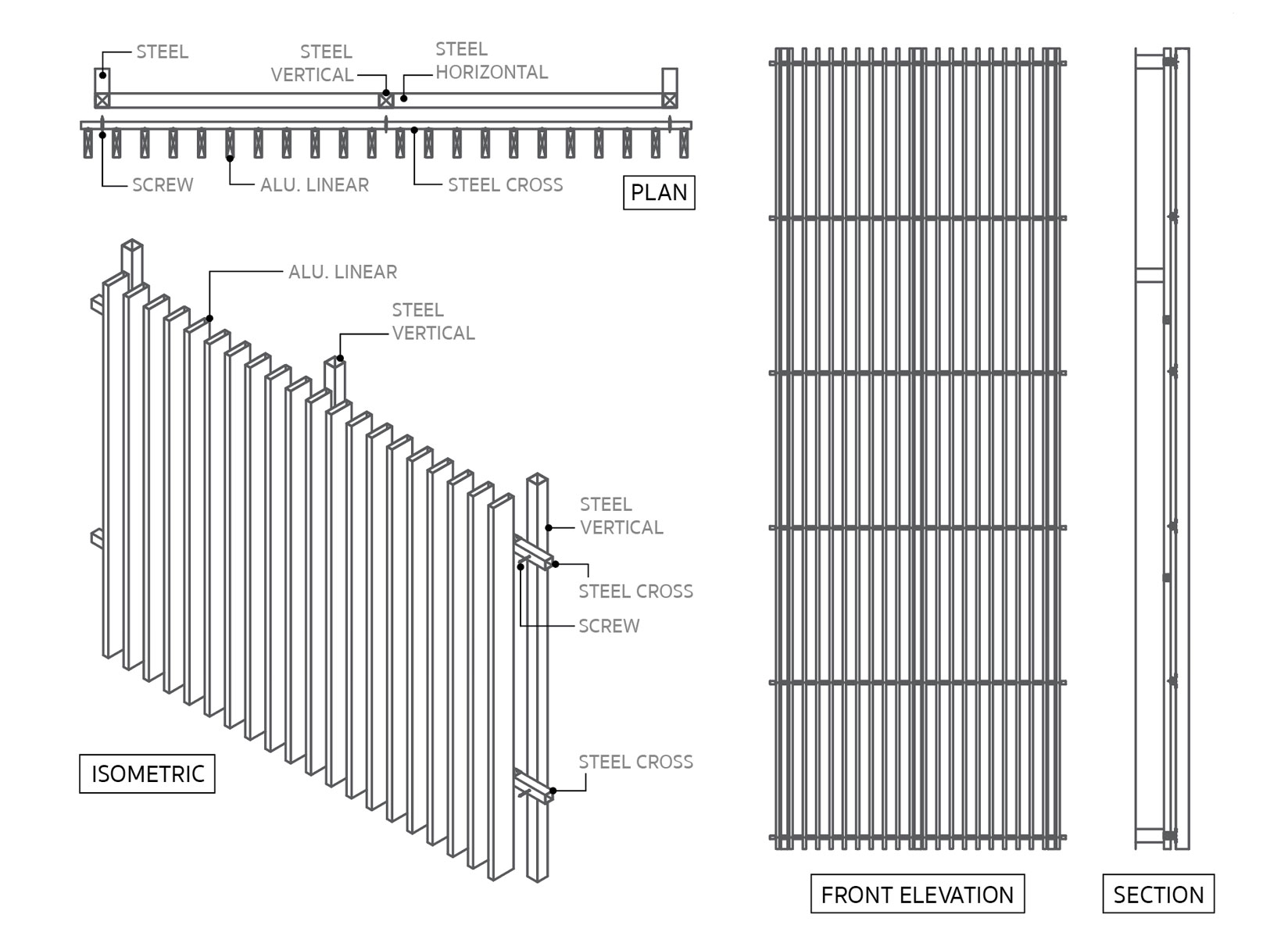Aluminium Linear – M.V.P. FOUR STARS